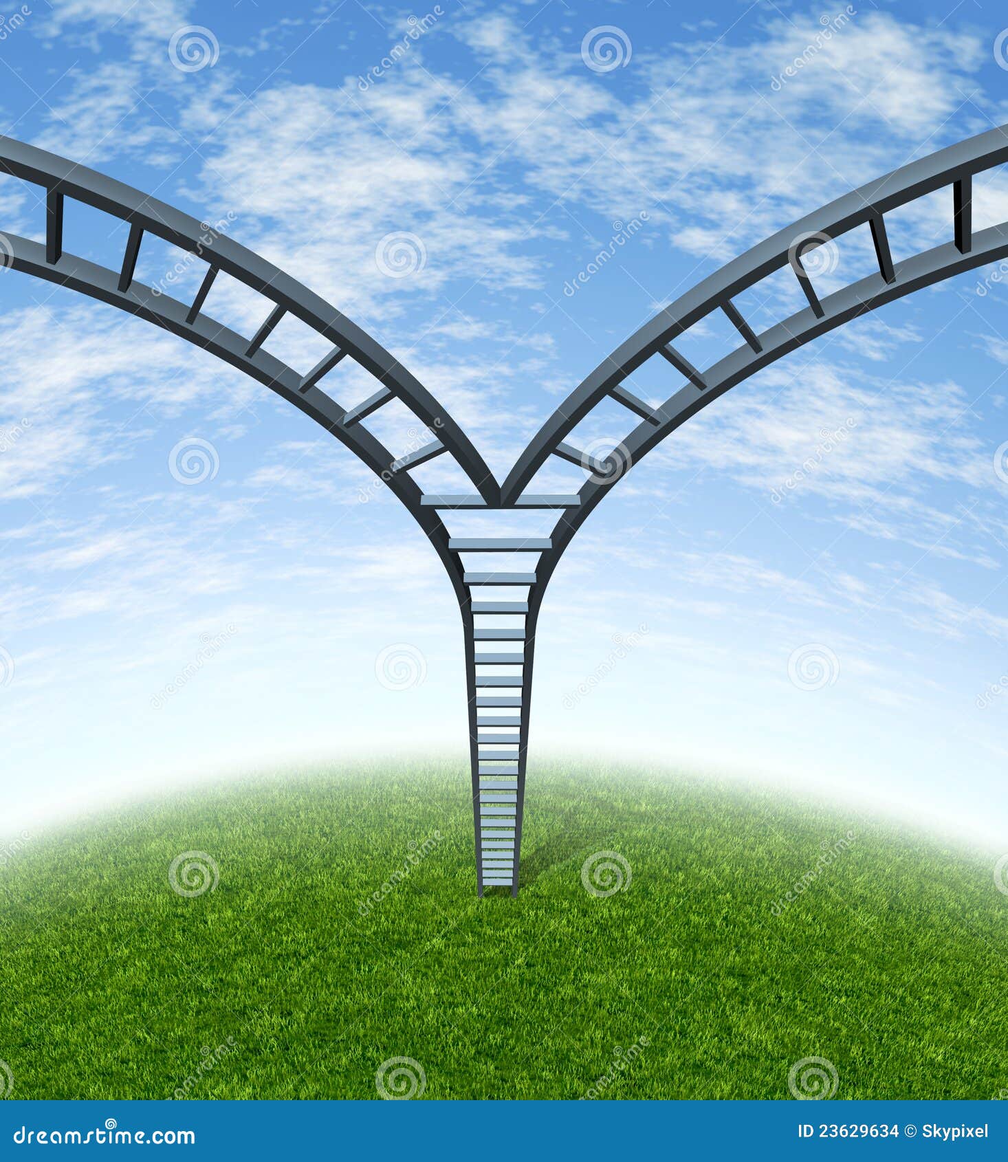 Decisioni Corporative Della Scaletta Illustrazione di Stock ...