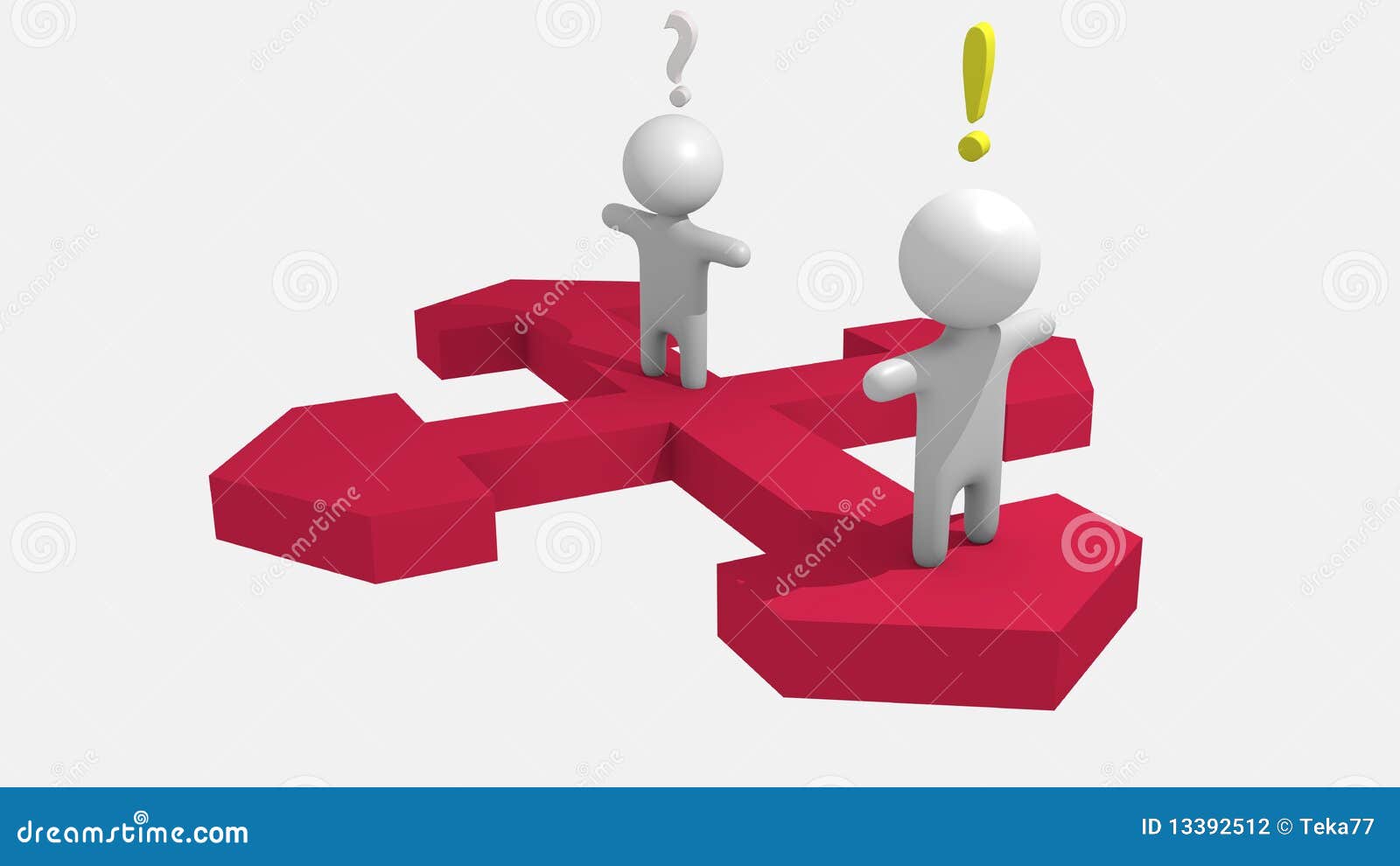 Decisions 3d stock illustration. Illustration of solution - 13392512