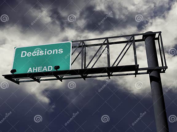 Decisions Ahead stock illustration. Illustration of navigate - 11576598