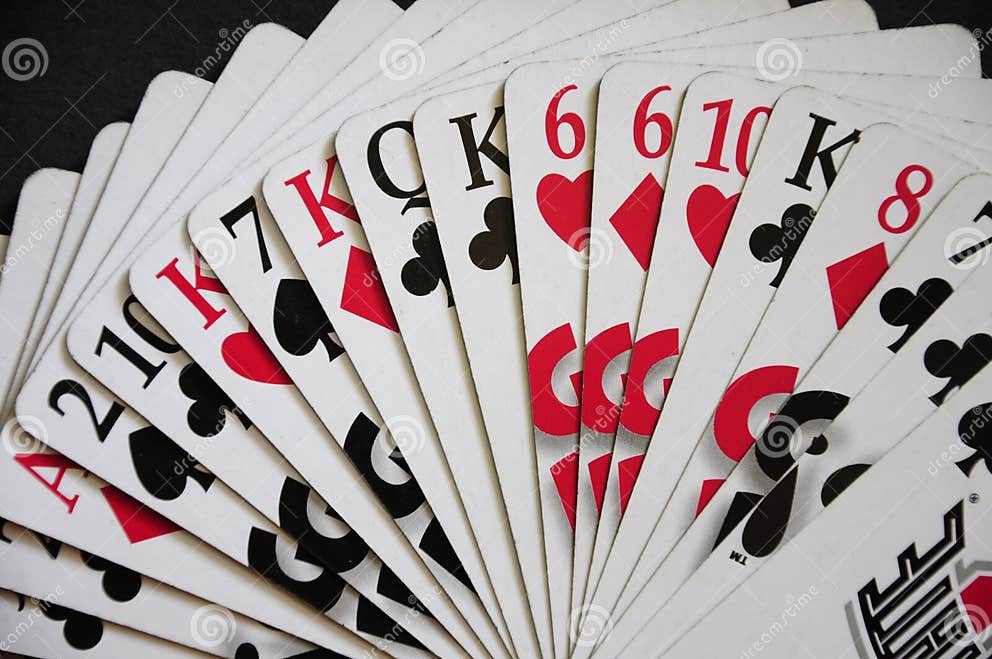 Deck of card stock image. Image of cards, deck, black - 10507333