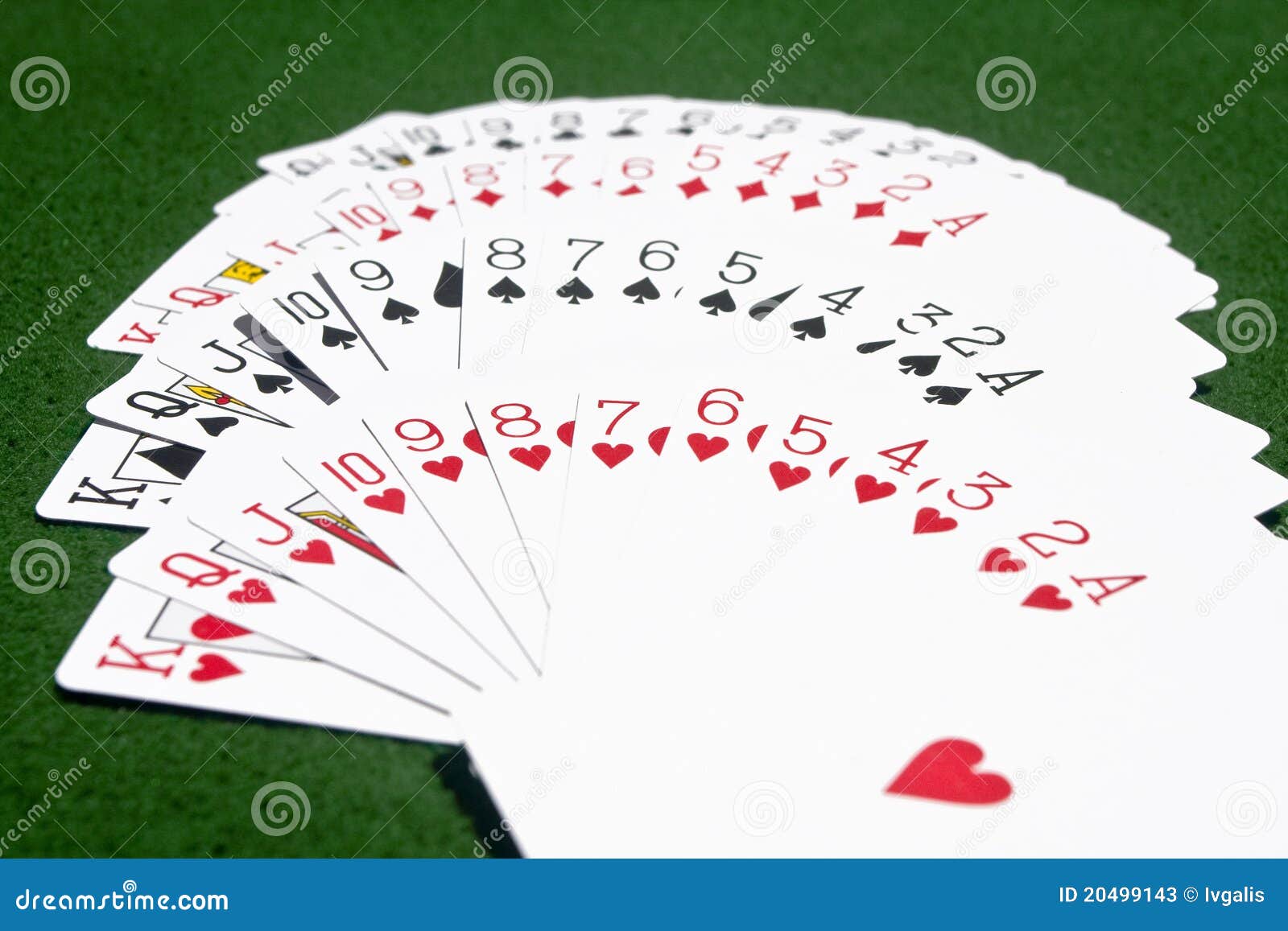 Deck Of Cards On The Table Stock Photos - Image: 20499143