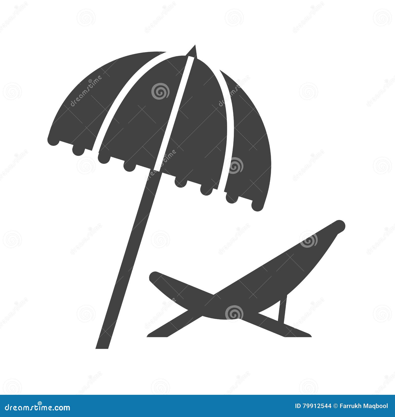 Deck Beach Chair Pixel 8 Bit Video Game Art Icon Cartoon Vector ...