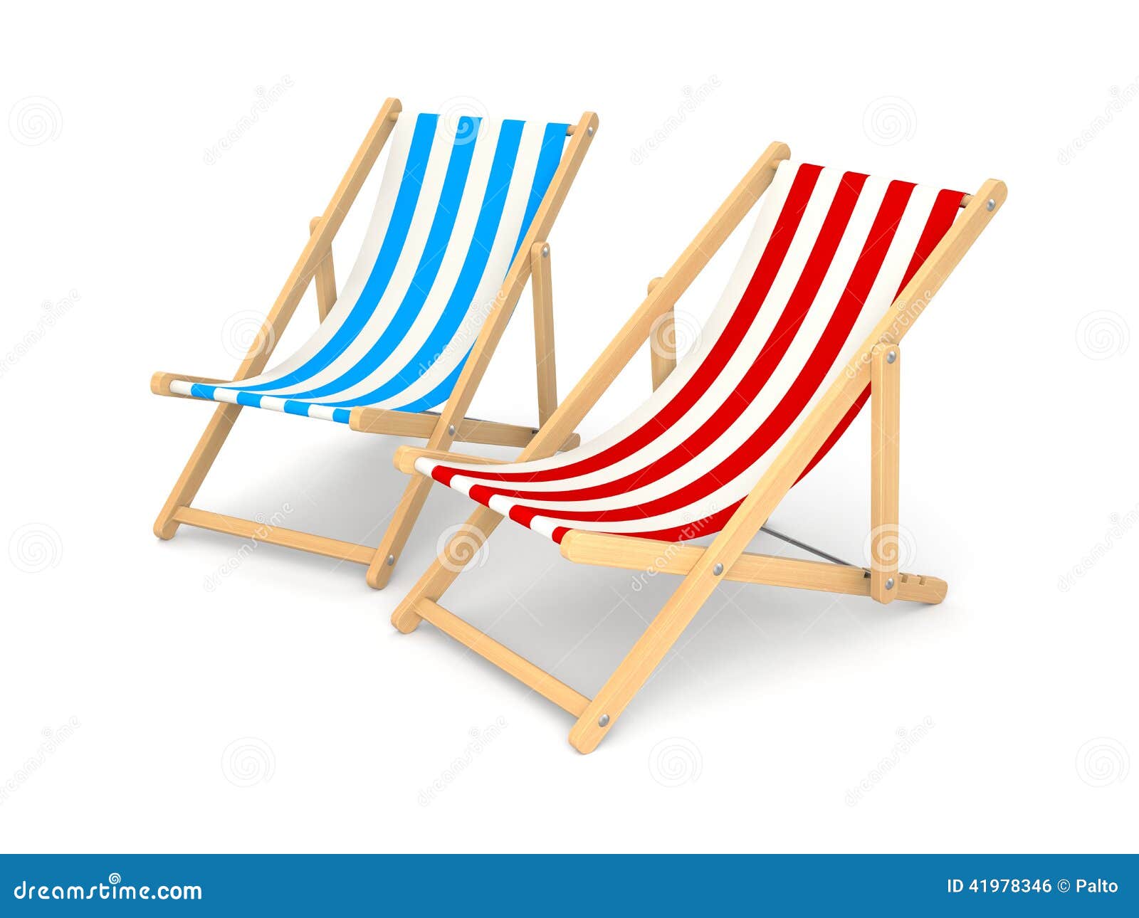Deck Chairs And Sun Linear Icon. Modern Outline Deck Chairs And Cartoon ...