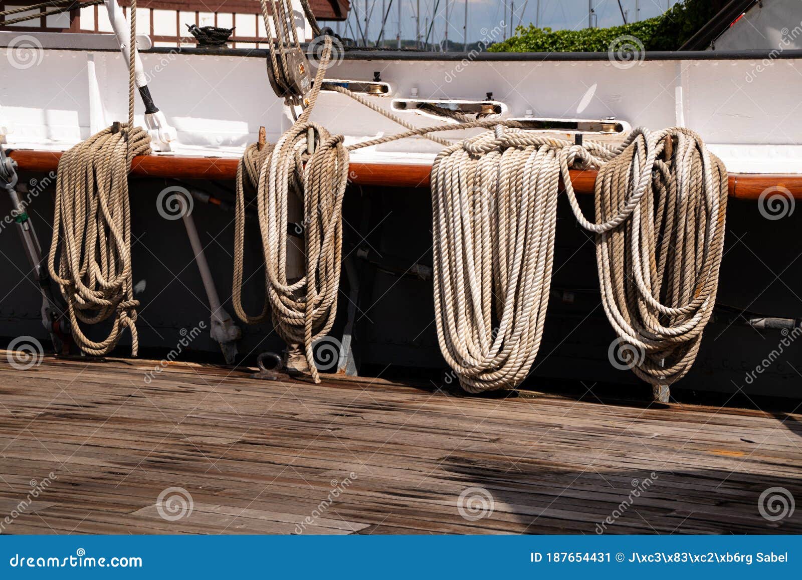 The Deck of the Gorch Fock One Stock Image - Image of trip, rope: 187654431