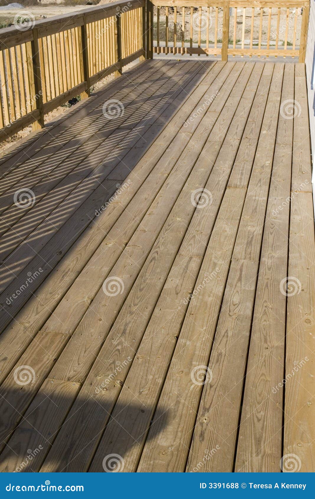 Deck, Long stock photo. Image of home, bare, flooring - 3391688