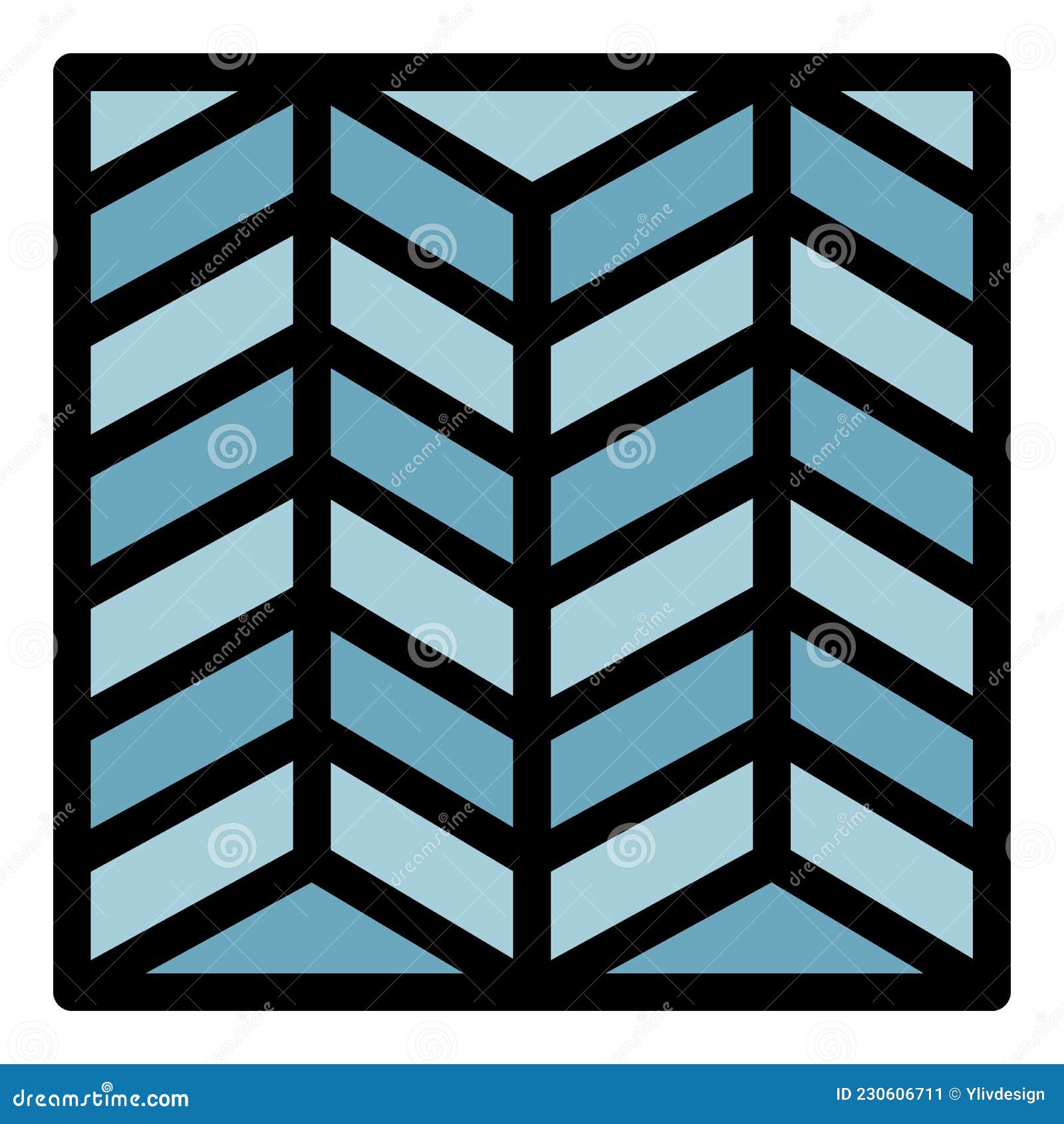 Deck Paving System, Icon Color Outline Vector Stock Vector ...