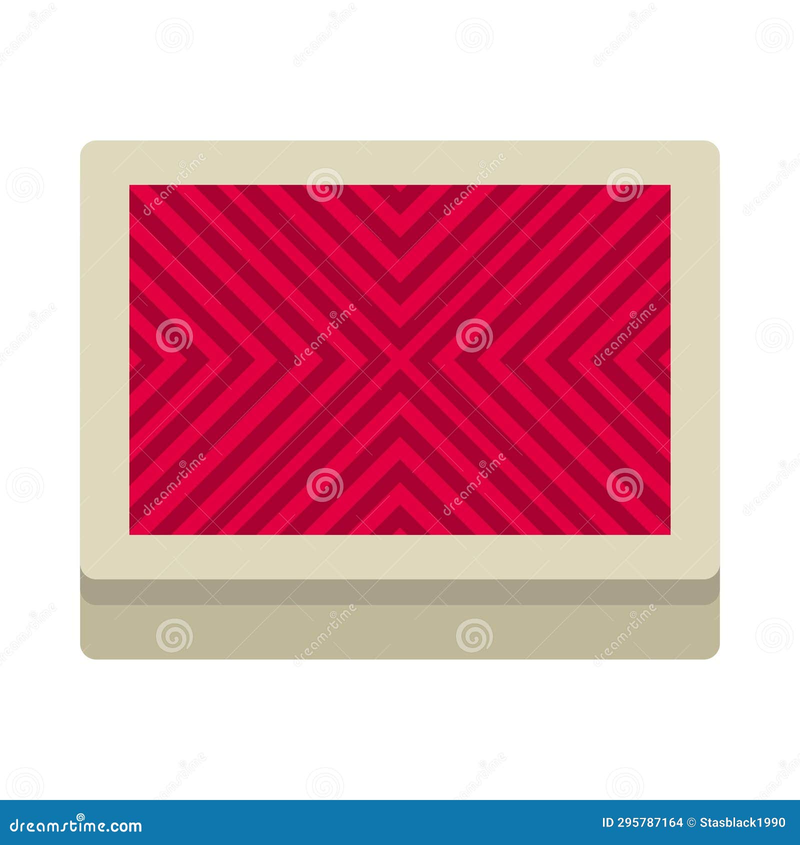 Deck of Playing Cards Icon Isolated on White Background. Vector ...