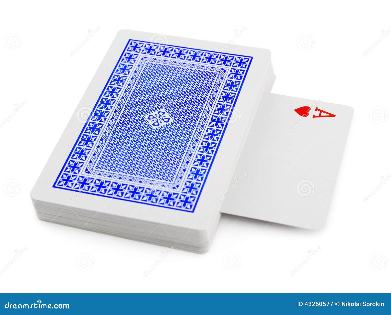 Deck of playing cards stock image. Image of isolated - 43260577