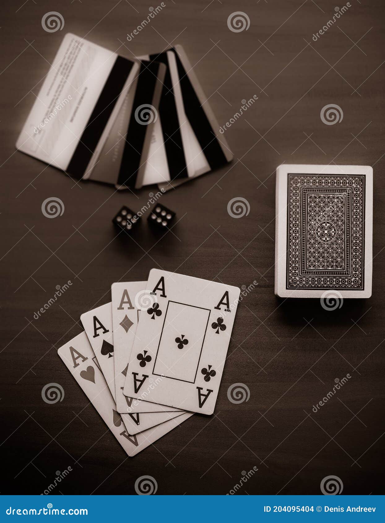 Playing cards stock photo. Image of abstract, bankrupt - 204095404