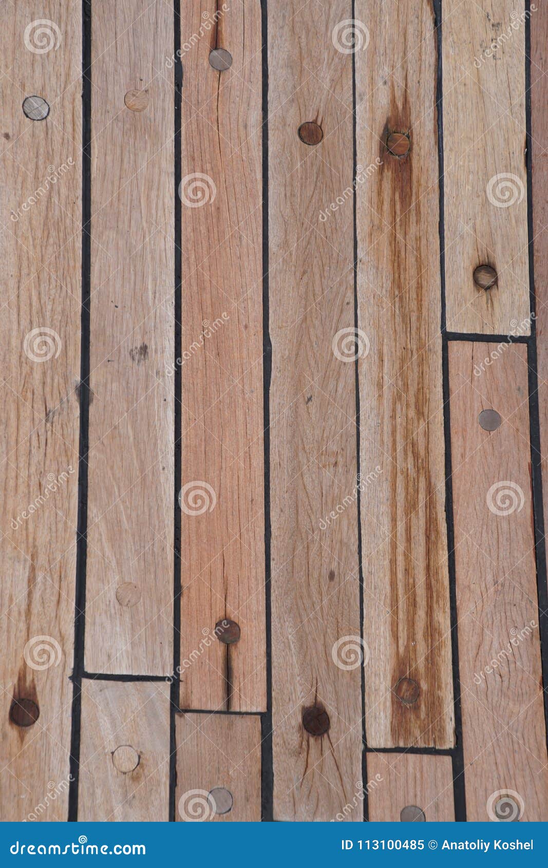 The Deck is on the Ship. Wood Texture. Surface. Brown Stock Image ...