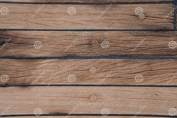 The Deck is on the Ship. Wood Texture. Surface. Brown Stock Image ...