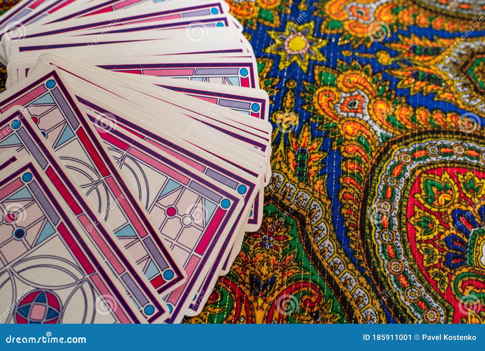 A Deck of Tarot Cards. Fortune Telling, Prediction. Magic. Stock Image ...
