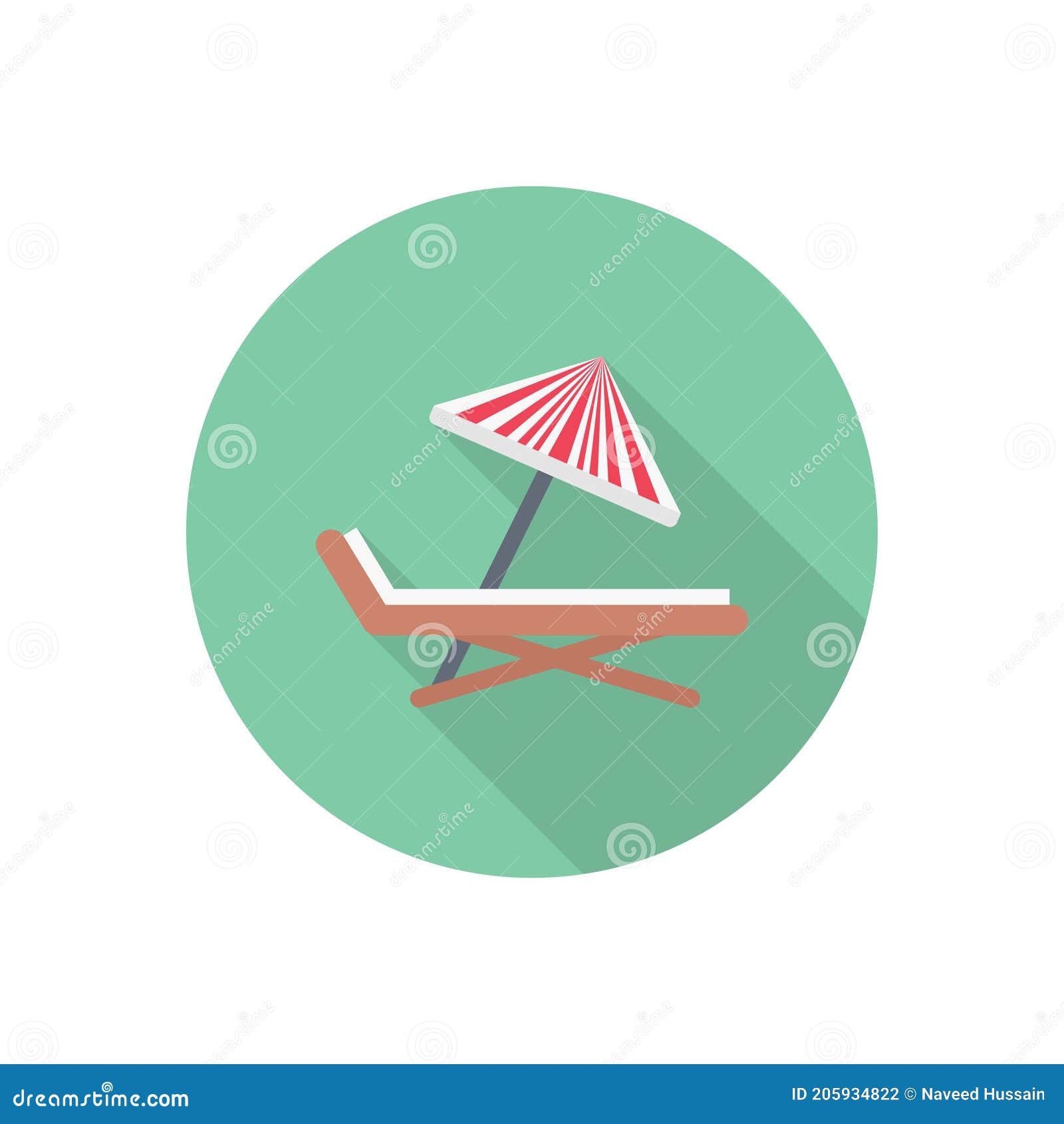 Deck Vector Flat Colour Icon Stock Vector - Illustration of icon ...