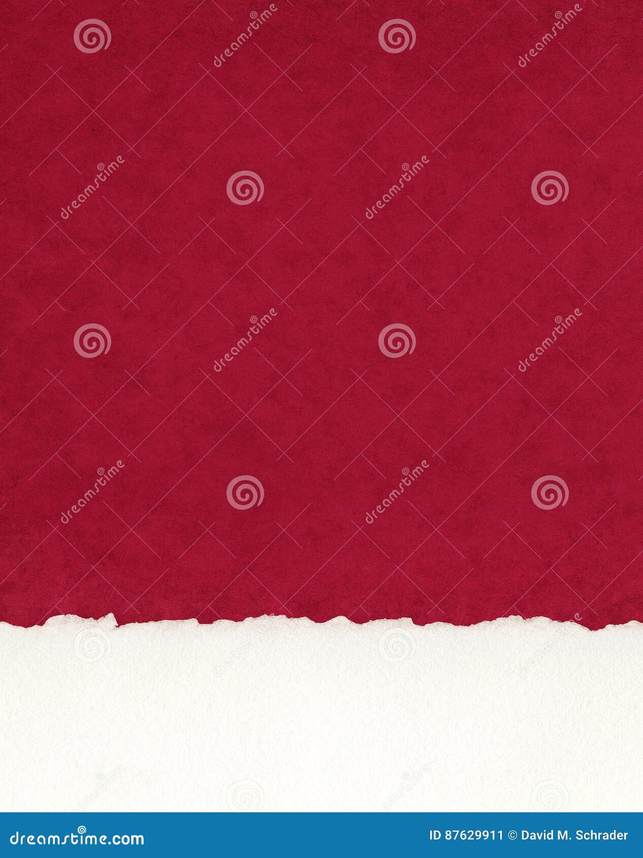 Deckled Paper Border on Red Stock Image - Image of grained, beige: 87629911