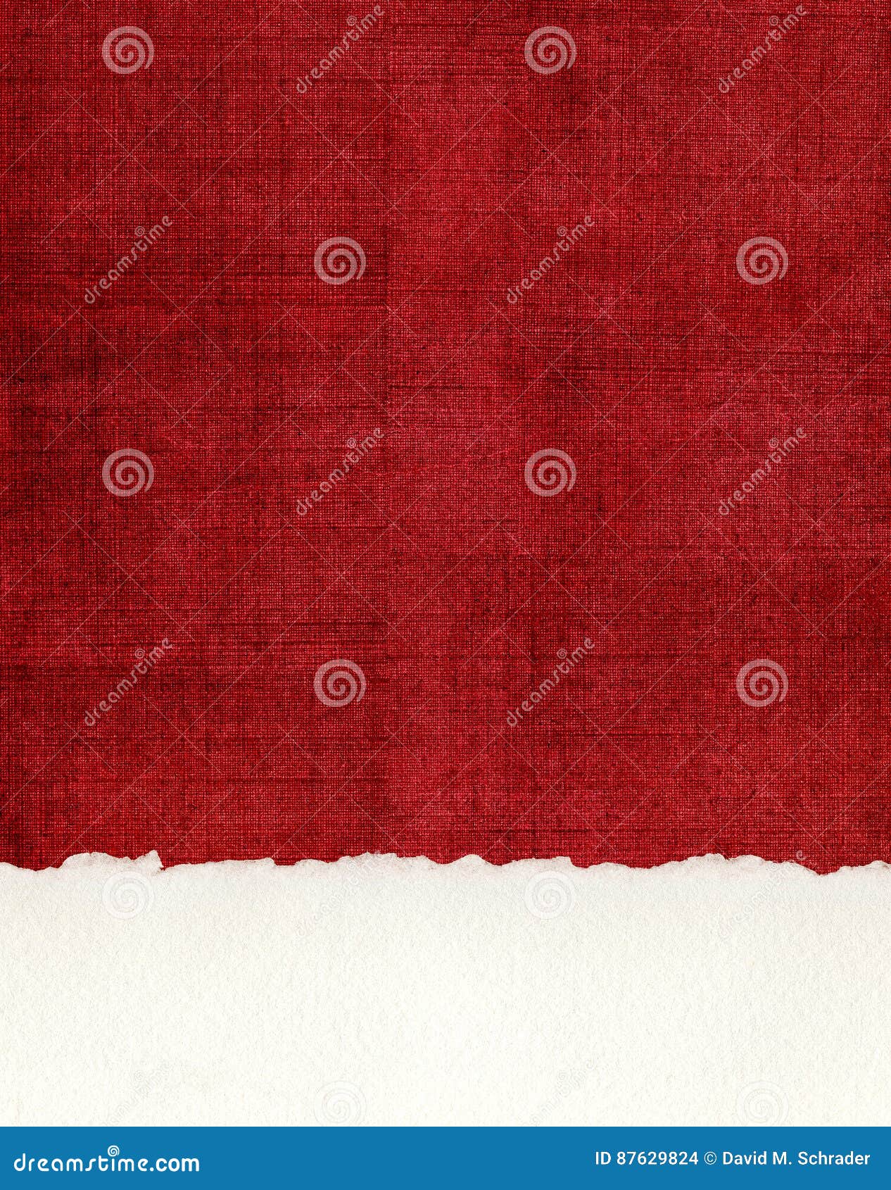 Deckled Paper Edge on Red Cloth Stock Photo - Image of crosshatched ...