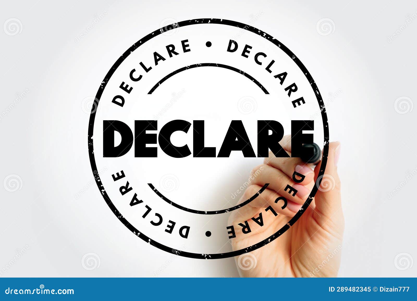 Declarar Fundo Do Conceito De Carimbo De Texto Imagem de Stock - Imagem ...