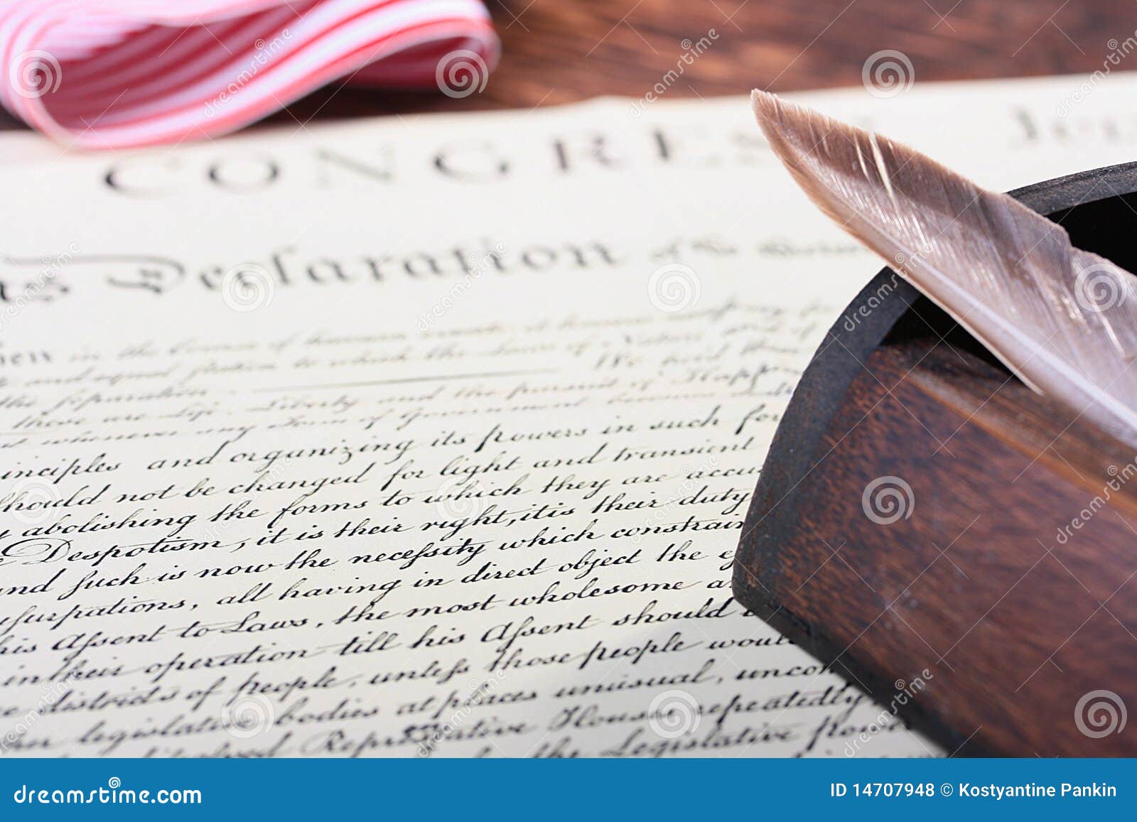Declaration stock photo. Image of freedom, congress, paper - 14707948