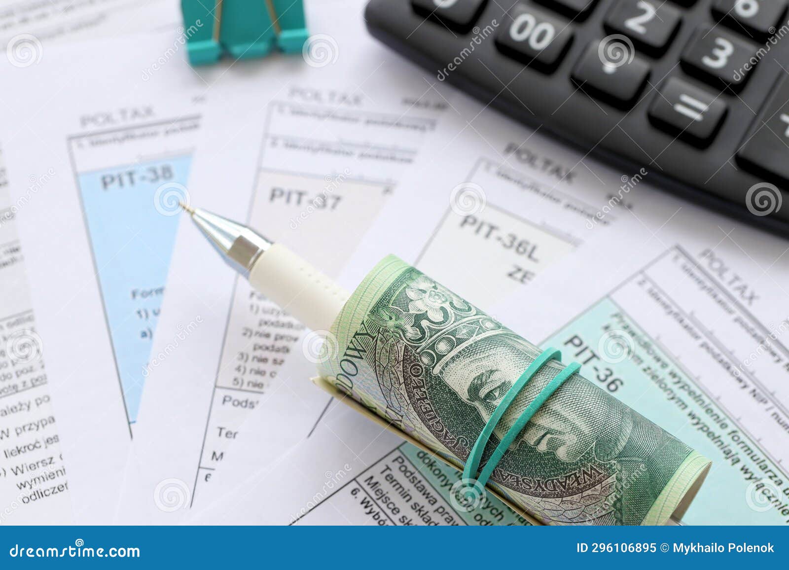 Declaration of the Amount of Earned Income or Incurred Loss, PIT-36 ...