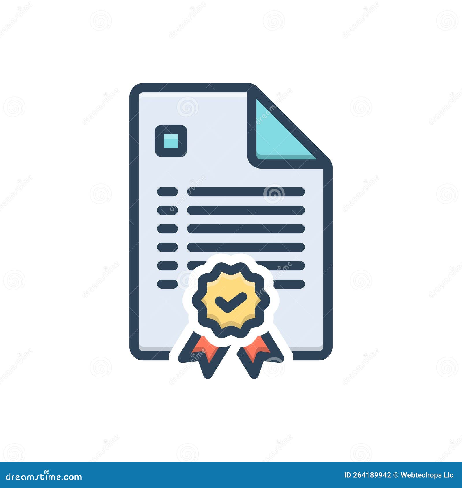 Color Illustration Icon for Declaration, Announcement and Proclamation ...