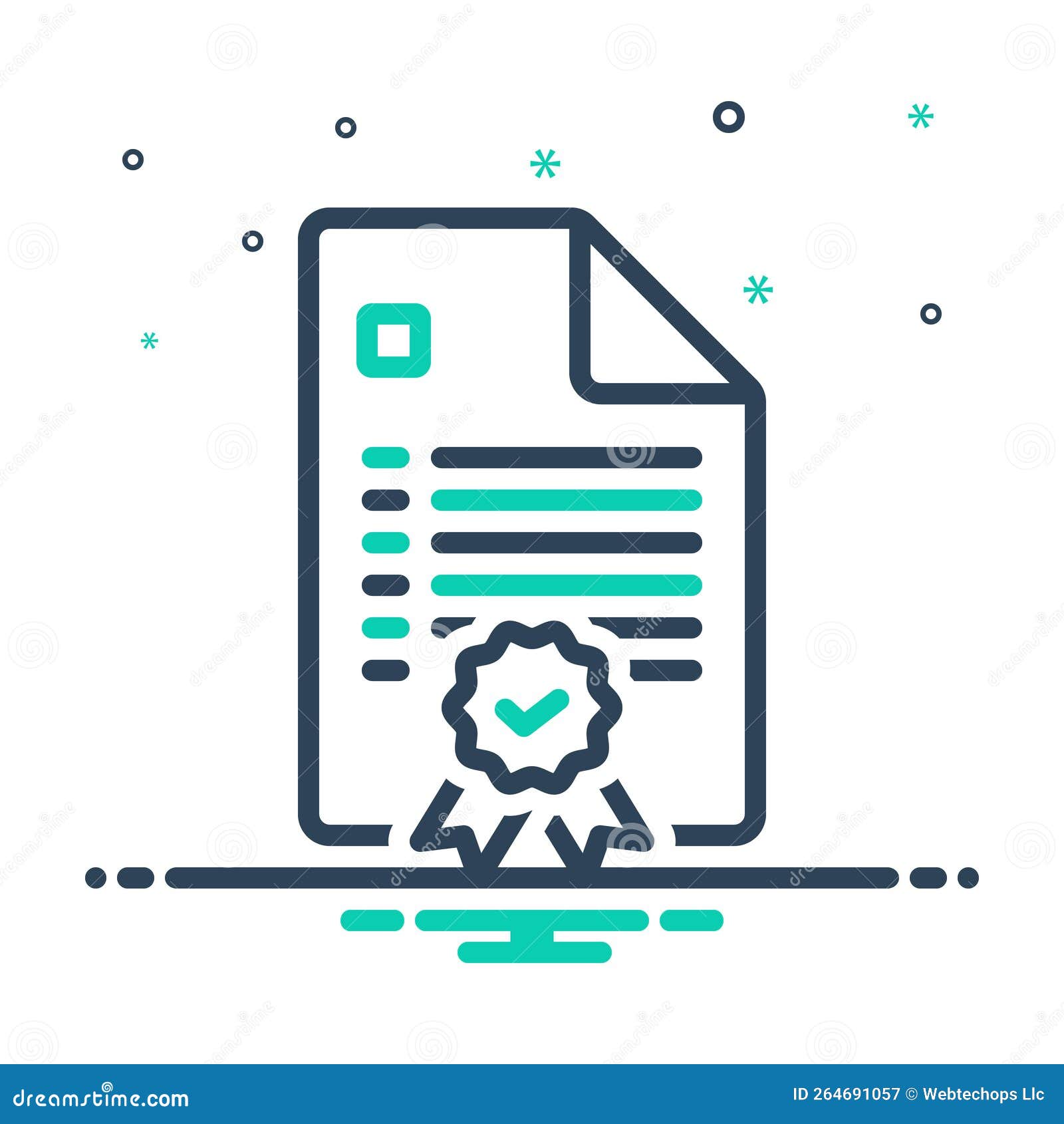 Mix Icon for Declaration, Announcement and Proclamation Stock ...