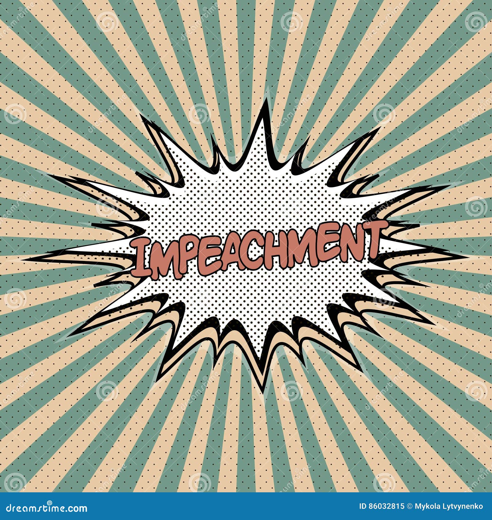 Declaration of Impeachment Pop Art Stock Vector - Illustration of ...