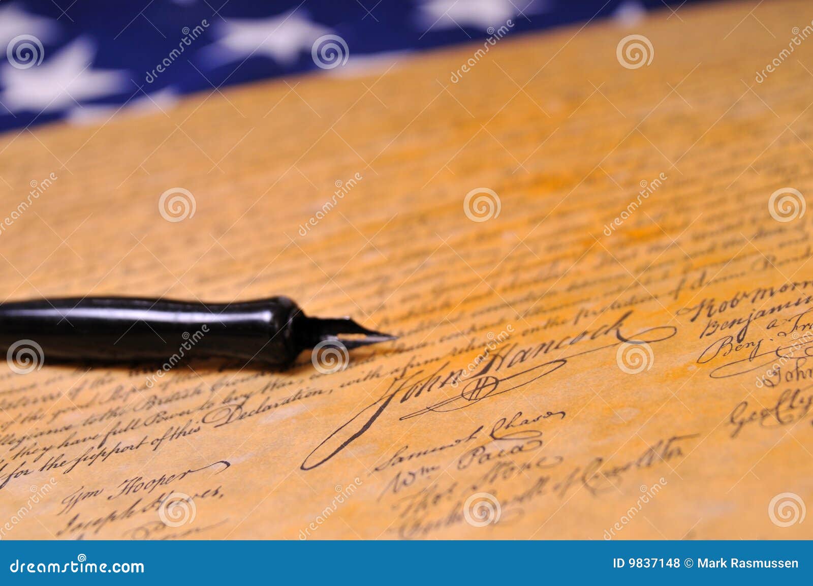Declaration of Independence Stock Photo - Image of democracy ...