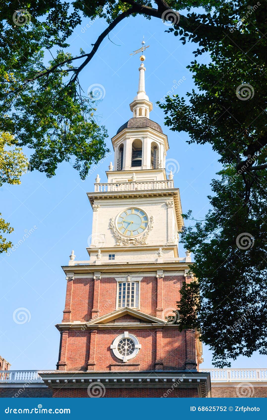 Declaration of Independence Hall Stock Photo - Image of continental ...