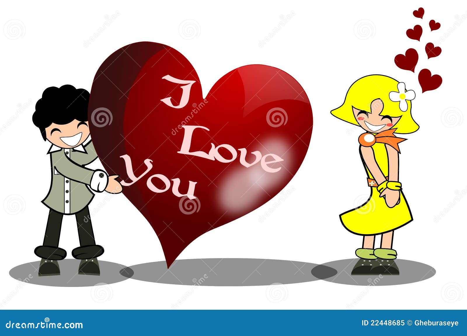 Declaration of love stock image. Illustration of affection - 22448685