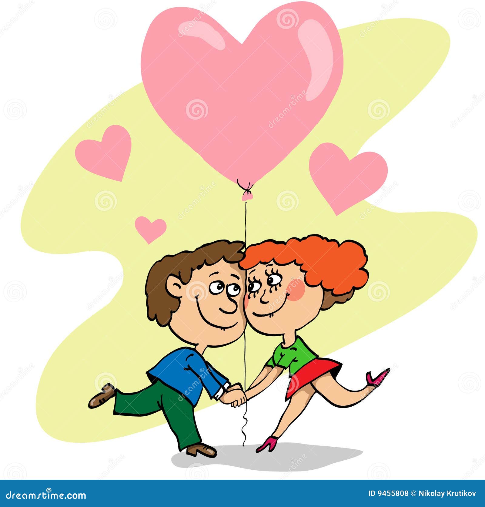 Declaration of love stock vector. Illustration of declaration - 9455808