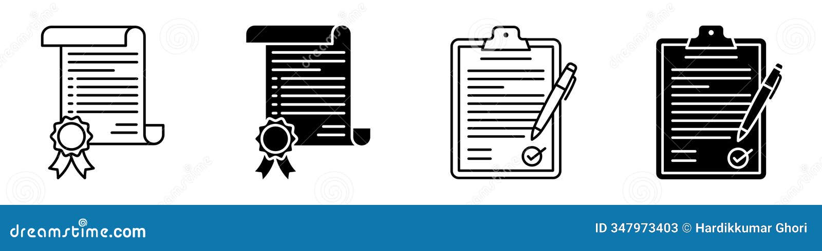 Declarations Icon. Trendy Declarations Logo Concept On White Background ...