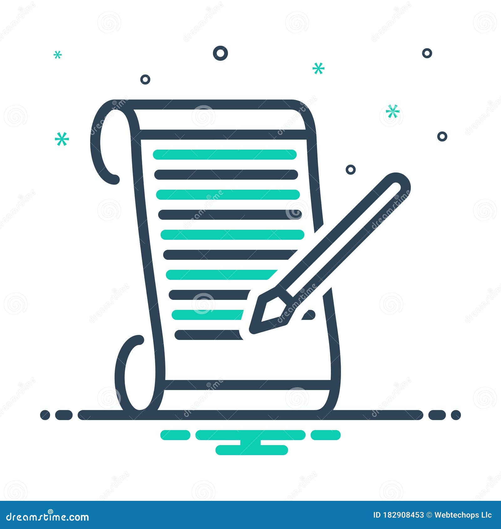 Mix Icon for Declare, Proclaim and Promulgate Stock Vector ...