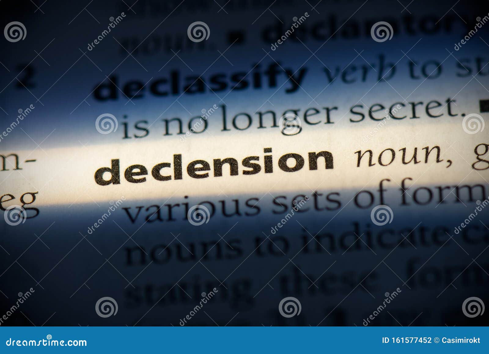Declension stock photo. Image of paper, declension, language - 161577452
