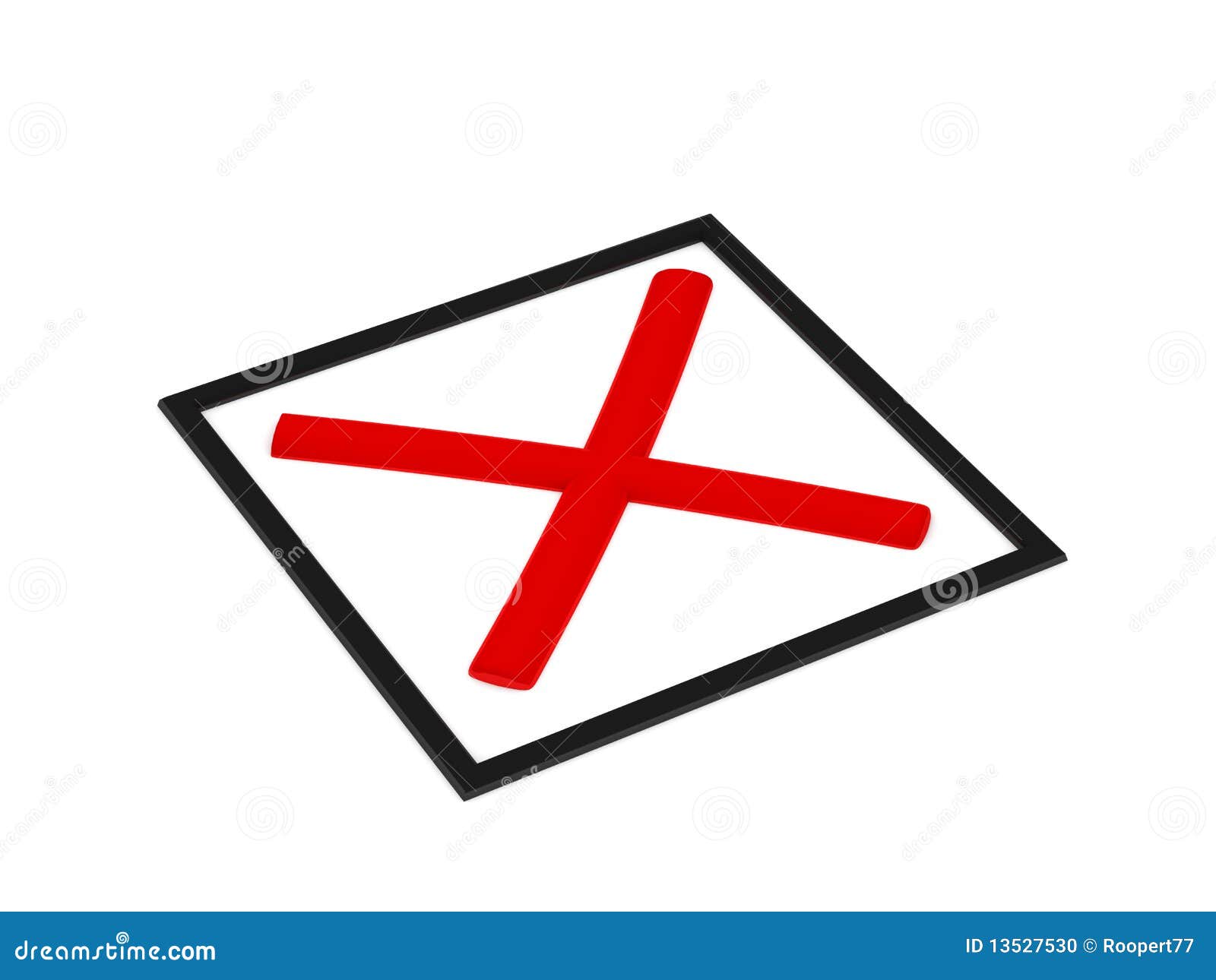 Single Red Decline Button Vector Illustration | CartoonDealer.com #17295804