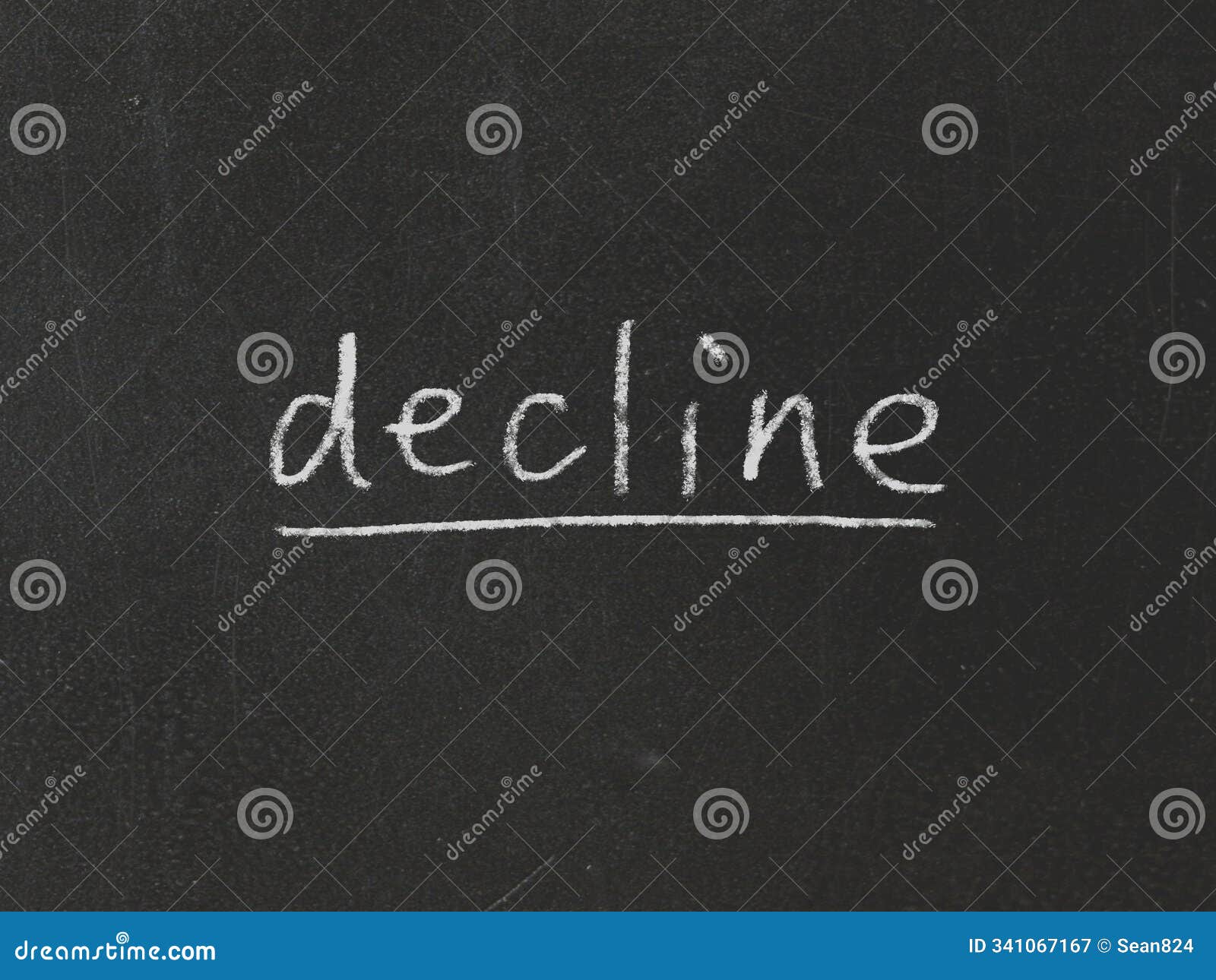 Decline concept word stock image. Image of word, education - 341067167