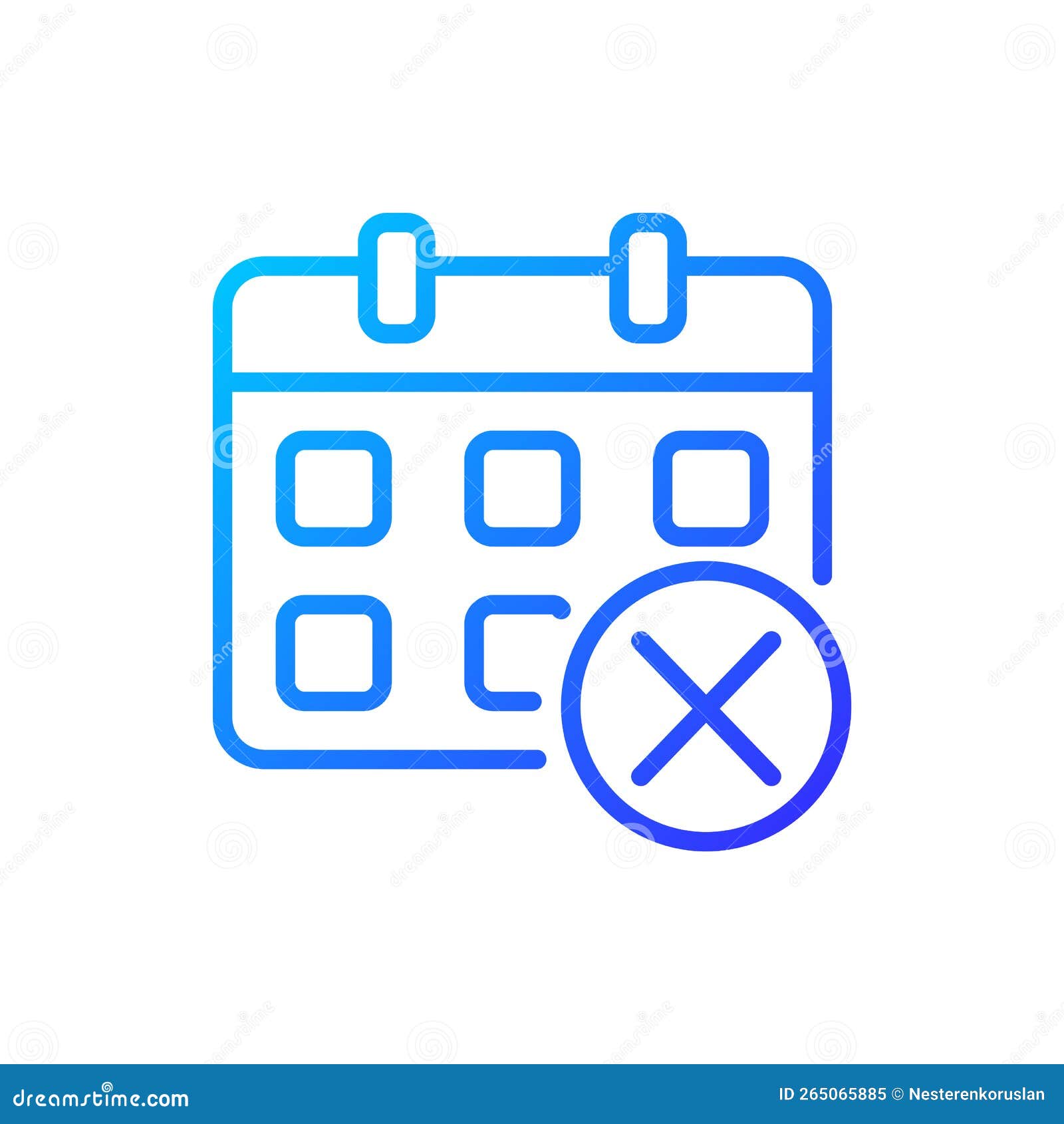 Decline Event in Calendar Pixel Perfect Gradient Linear Vector Icon ... Decline Event in Calendar Pixel Perfect Gradient Linear Vector Icon ...