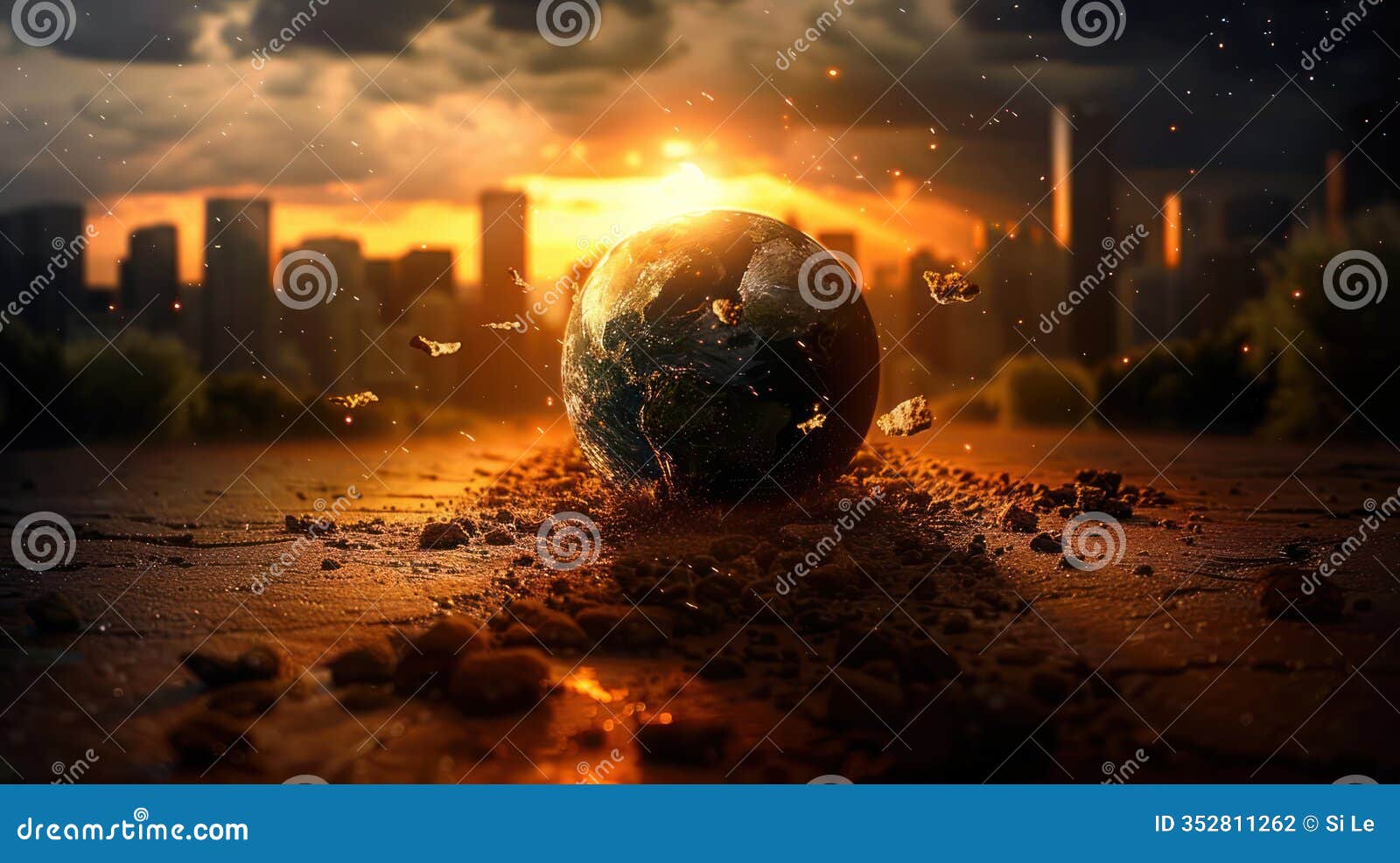 The Decline of Our Planet: a Visual Representation of Global Warming ...
