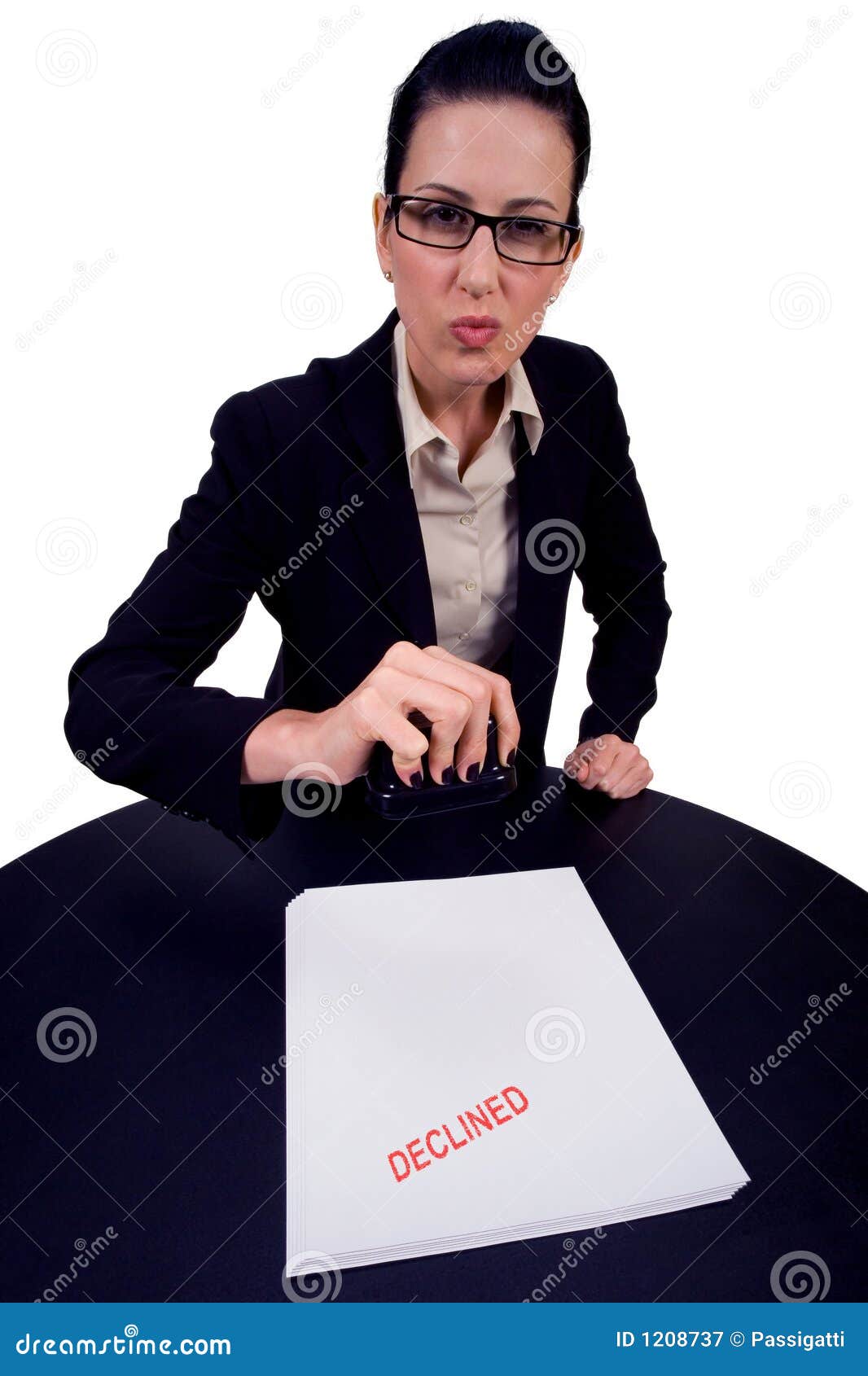 Declined stock image. Image of declined, papers, finance - 1208737
