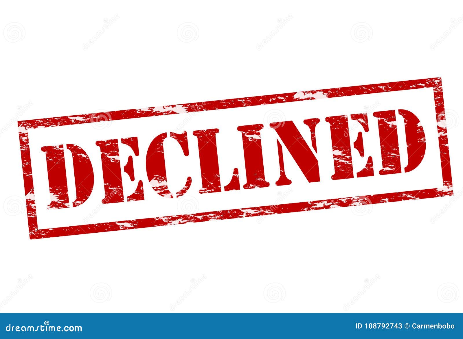 Declined stock illustration. Illustration of concept - 108792743