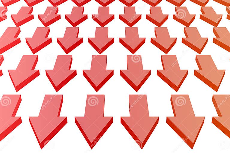 Declining stock illustration. Illustration of pointing - 7414036