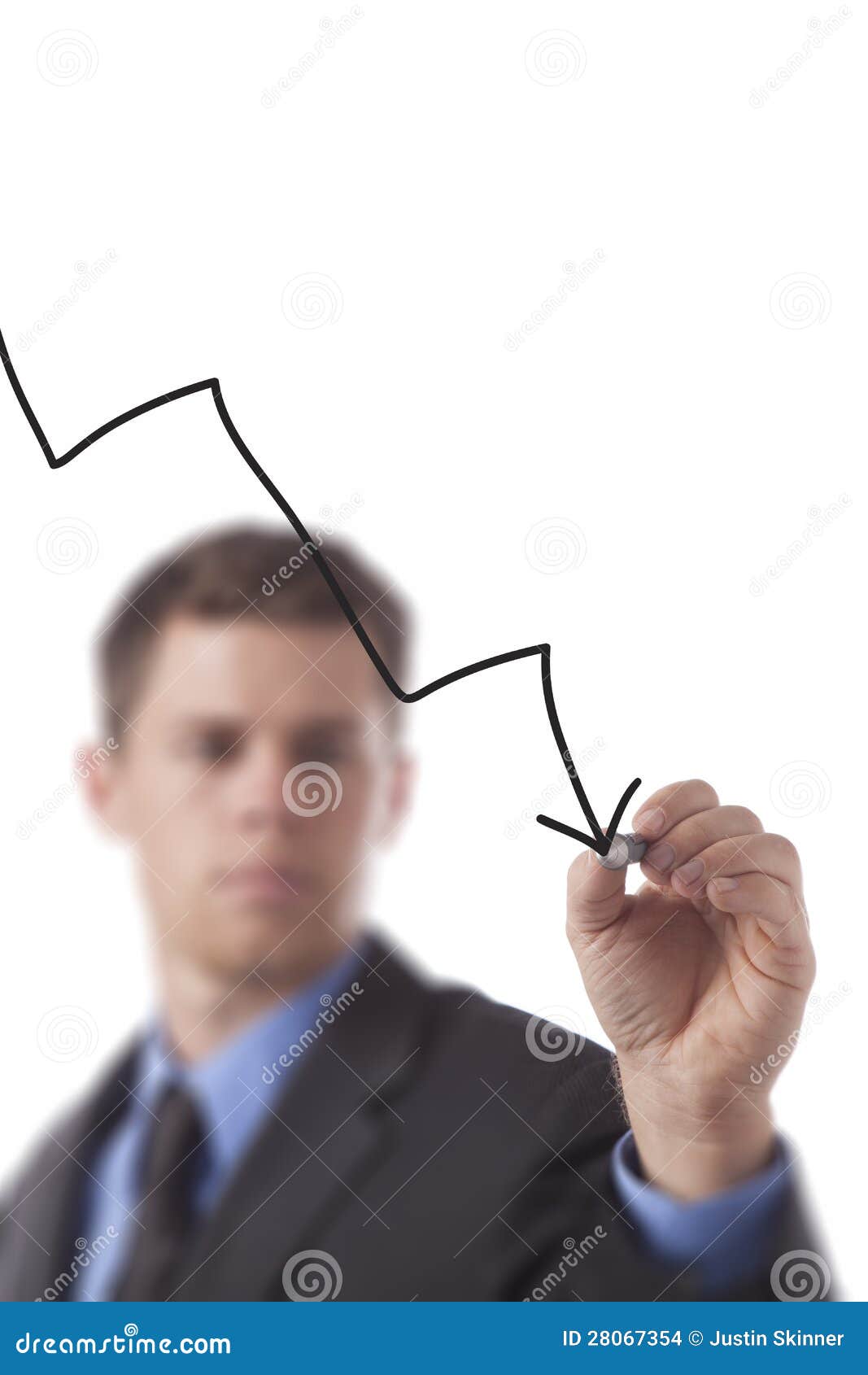 Declining Business stock photo. Image of currency, depression - 28067354