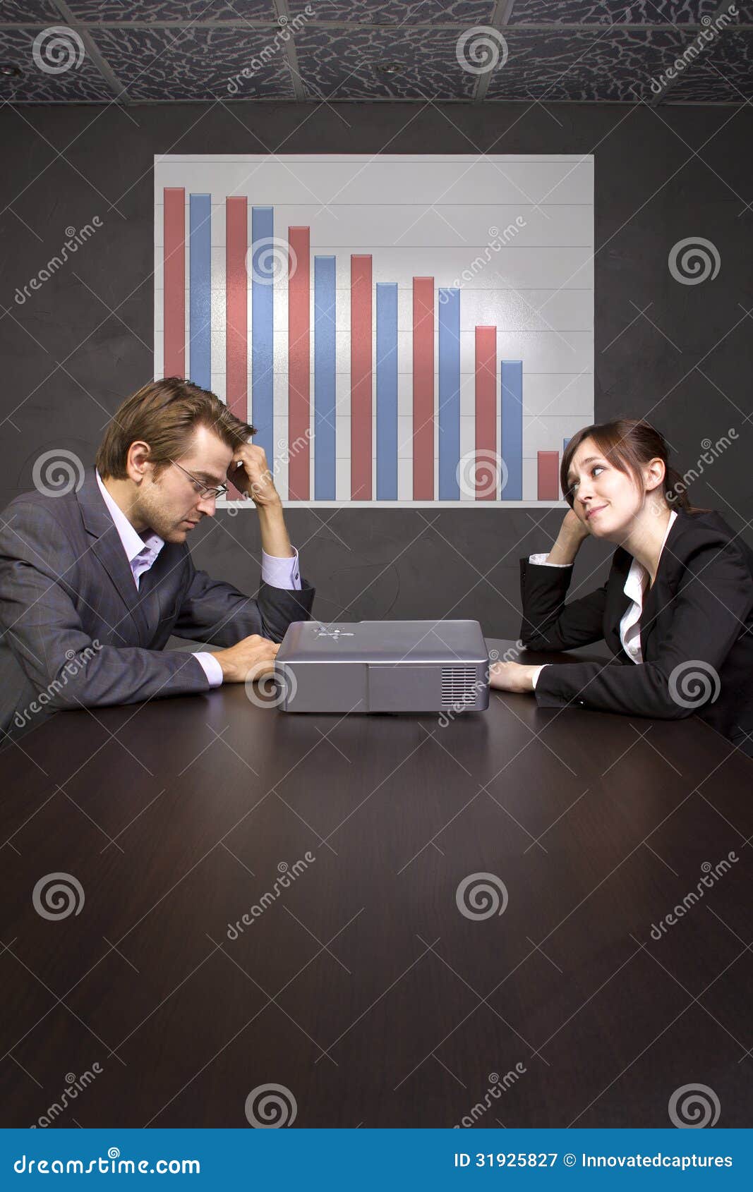 Declining Profits stock image. Image of boss, employee - 31925827