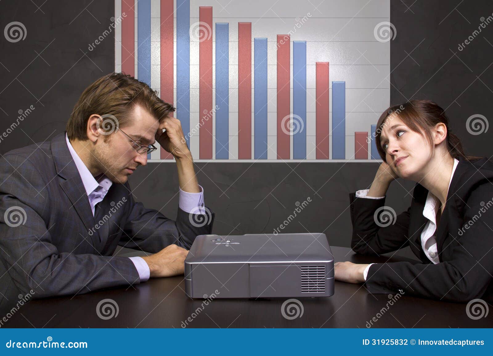 Declining Profits stock photo. Image of colleagues, career - 31925832