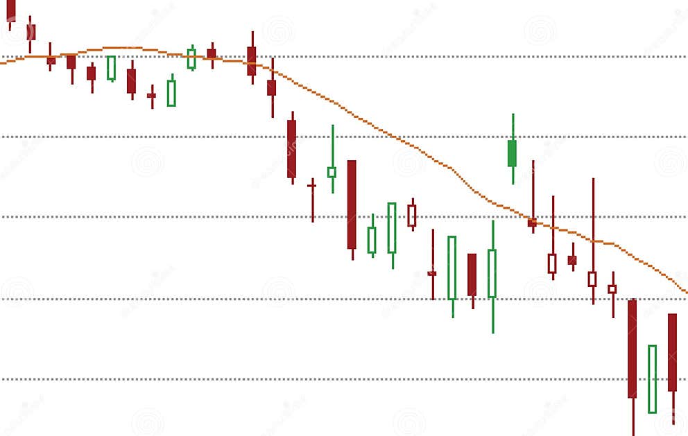 Declining stocks stock vector. Illustration of calculation - 6591168