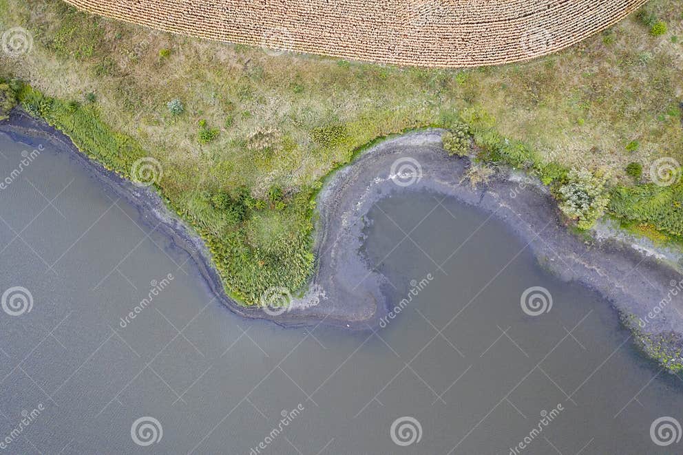 Declining Water Levels in Freshwater Due To Global Warming Stock Image ...