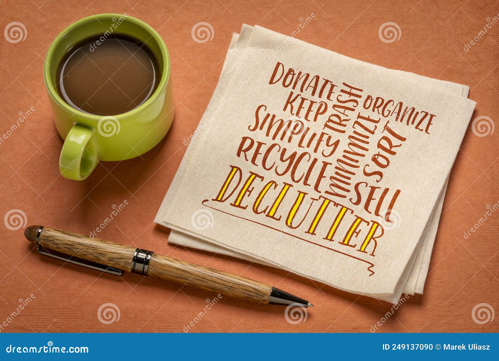 Declutter and Simplify Word Cloud Stock Photo - Image of clutter, sell ...