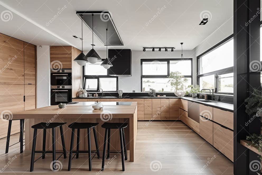 Decluttered Kitchen with Streamlined Layout, Sleek Appliances and ...