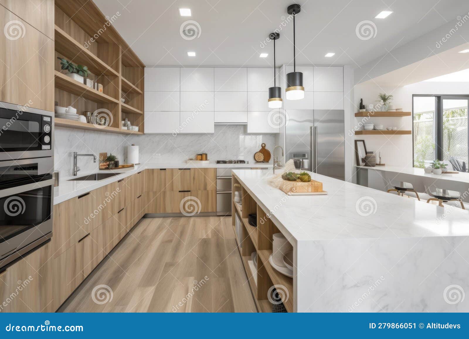 Decluttered Kitchen with Streamlined Layout, Sleek Appliances and ...