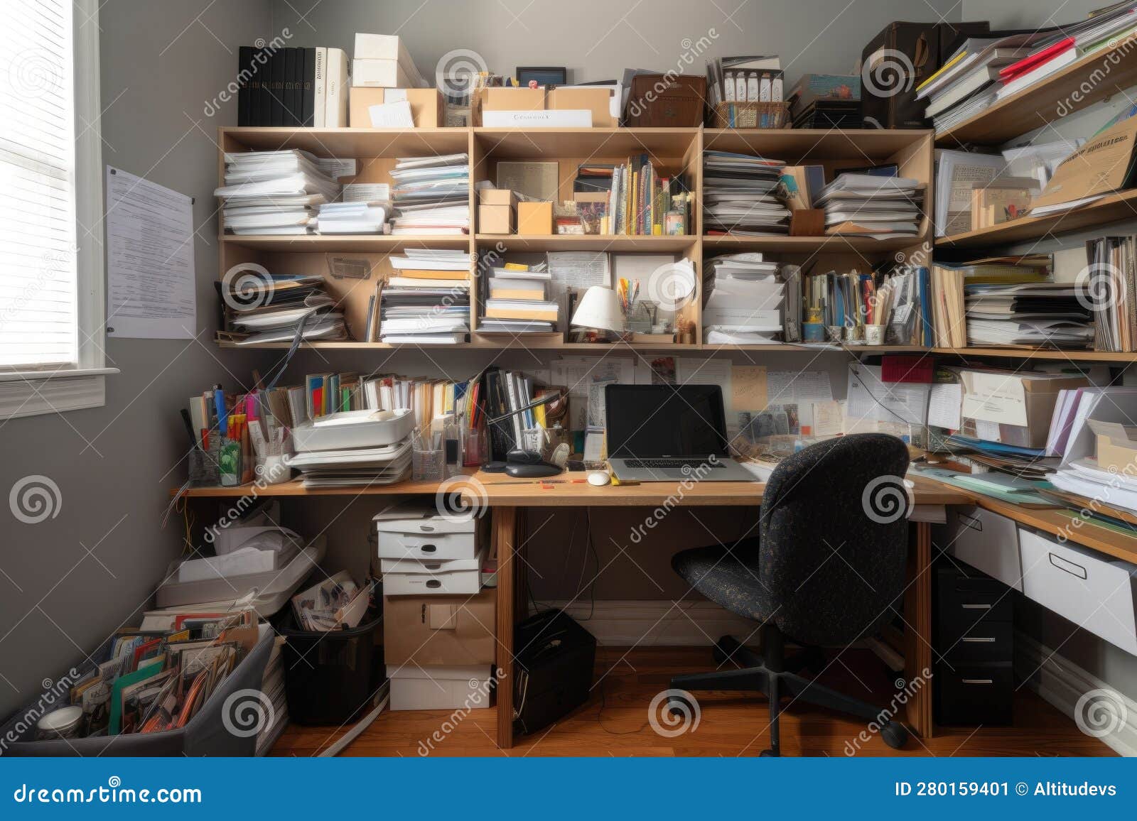 Decluttered Office With Minimalist And Functional Design Royalty-Free ...