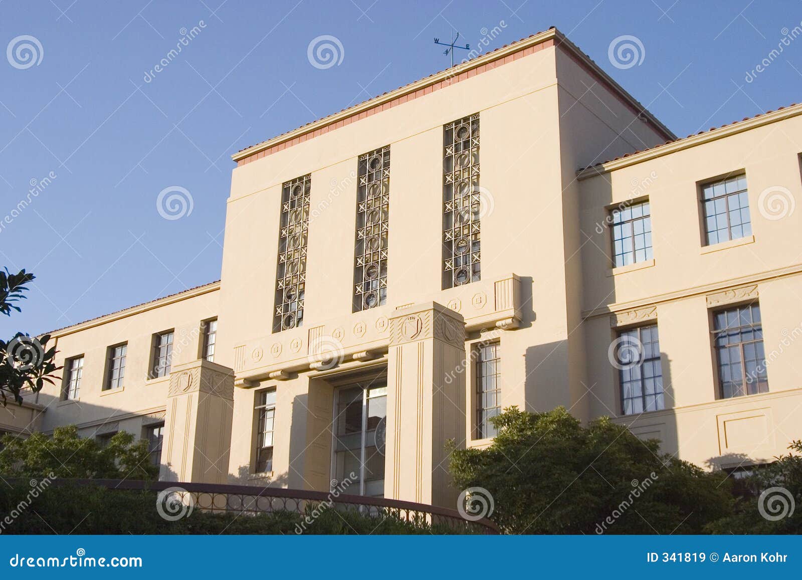 Deco Courthouse stock image. Image of courthouse, achitectural - 341819