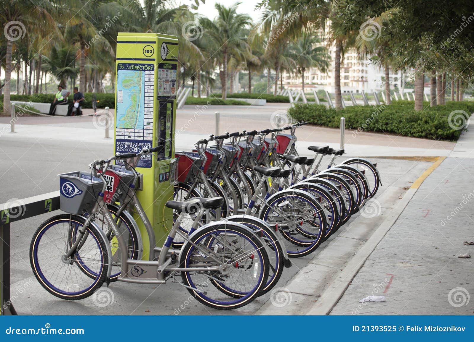 Decobike Rental station editorial image. Image of florida - 21393525